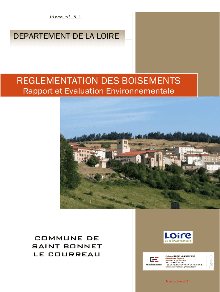 Remplissable En Ligne Rapport et Evaluation Environnementale Fax Email Imprimer - pdfFiller