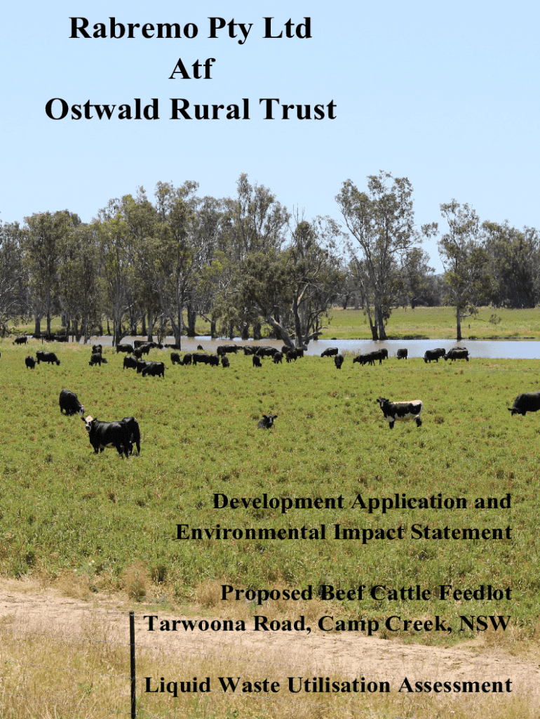 Fillable Online Beef feedlots grapple with never-ending waste - The ...