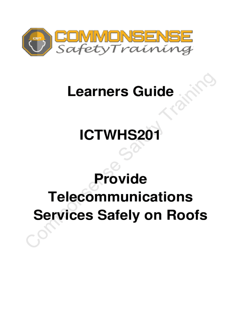 Fillable Online unit code. Provide lecommunications services safely on roofs Fax Email Print ...