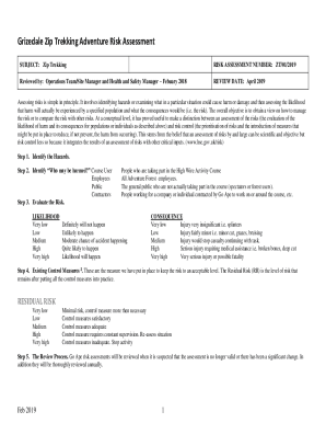 Fillable Online Zip Line Safety 101: Tips for a Thrilling and Safe ...