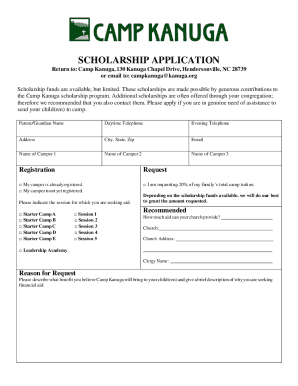 Fillable Online CK SCHOLARSHIP APPLICATION.docx Fax Email Print - pdfFiller