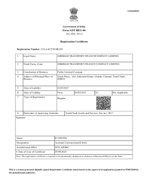 Fillable Online Form GST REG-06: Government of IndiaPDFTamil Nadu Fax ...