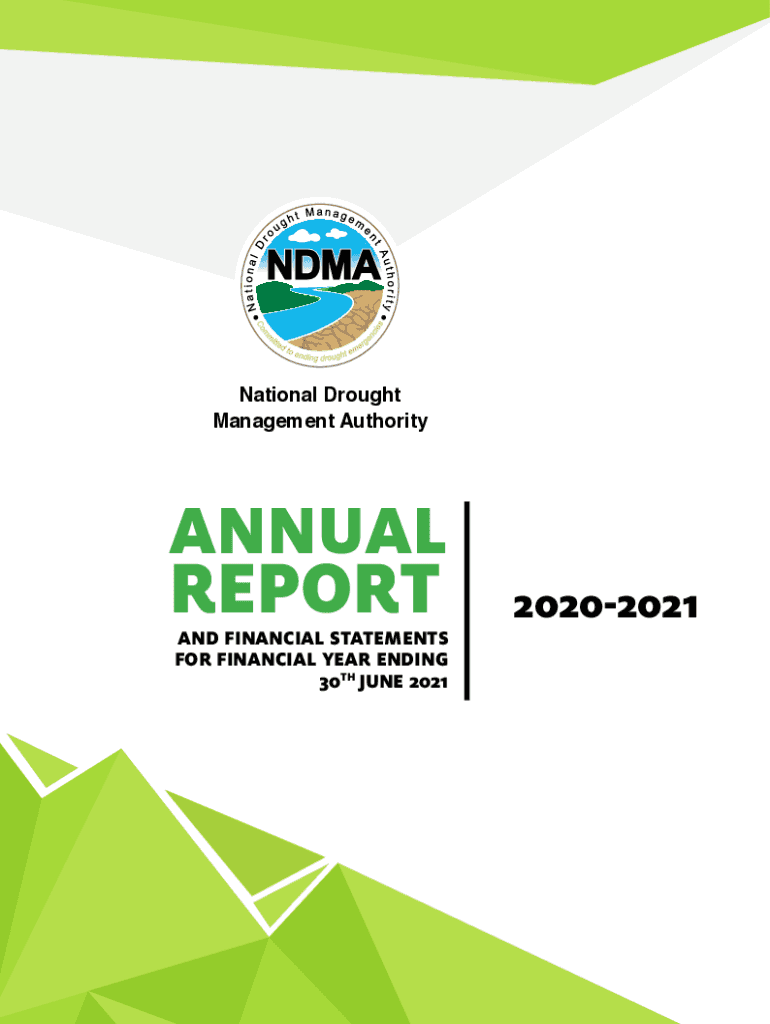 Fillable Online Kenya - National Drought Management Authority, NDMA Fax ...