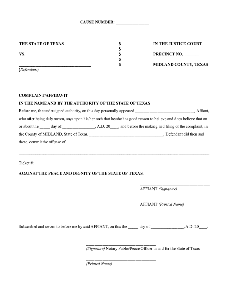 Fillable Online Affidavit - Issuance of a Bad Check - Nacogdoches ...