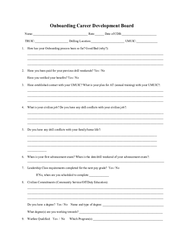 Fillable Online A Guide to Onboarding New Hires (For First-Time ...