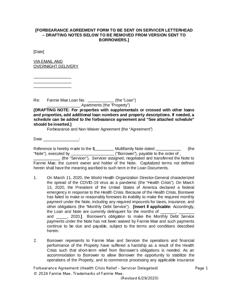 Exhibit A - Forbearance Agreement . ... Doc Template | pdfFiller