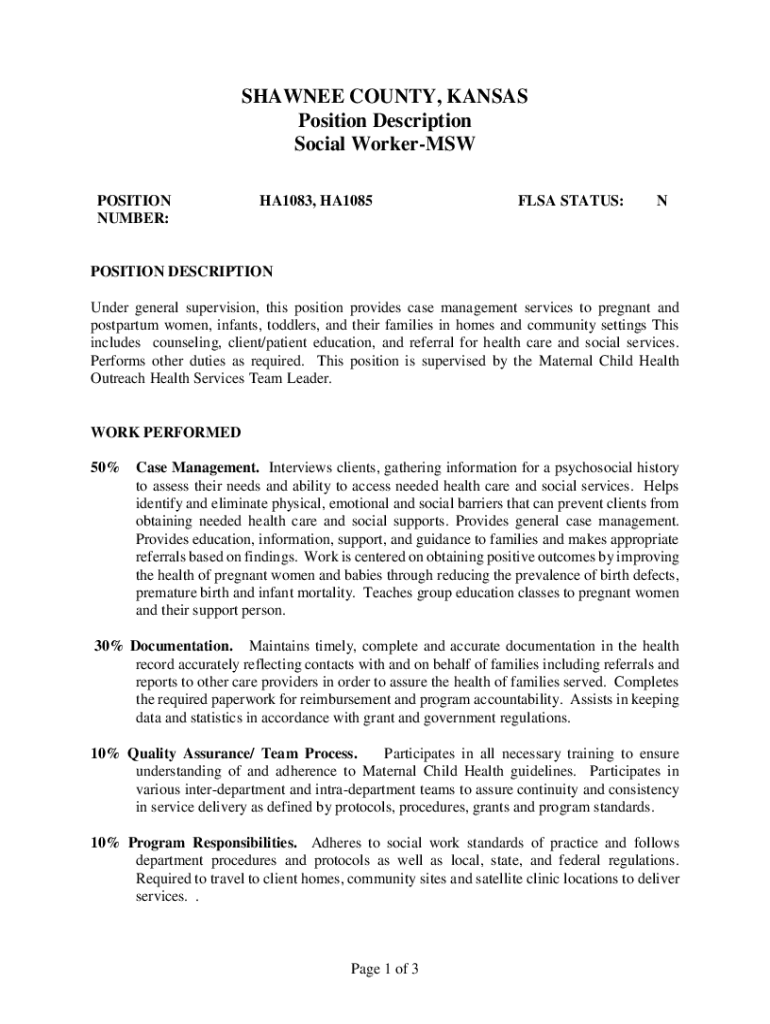 Fillable Online Social Services Aide (MSS) Fax Email Print - pdfFiller