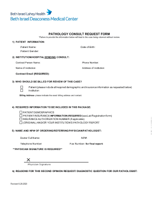 Fillable Online Consult Request & Payment Authorization Form. Consult ...