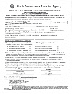 Fillable Online Fillable Online 2018-19 Annual Facility Inspection Report - South ... Fax Email ...