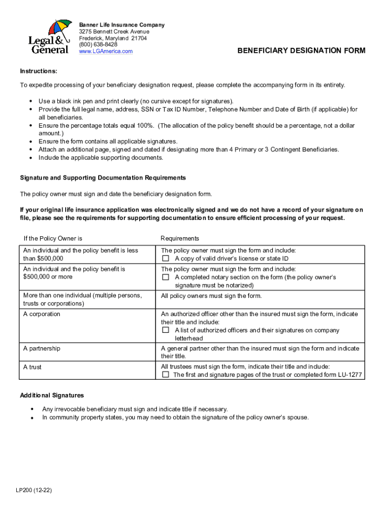 Fillable Online Beneficiary Change Online - Fill Online, Printable ...