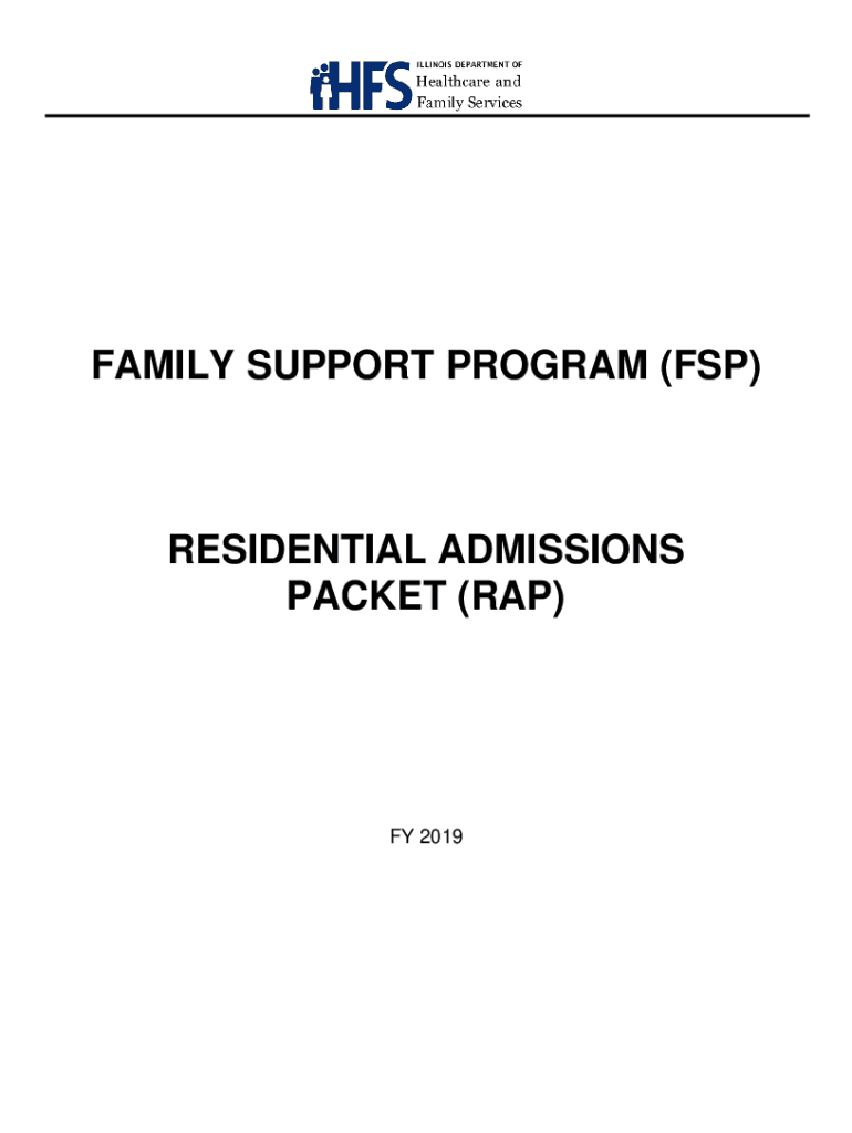 Fillable Online hfs illinois Children Youth Families Program Packet SLC ...
