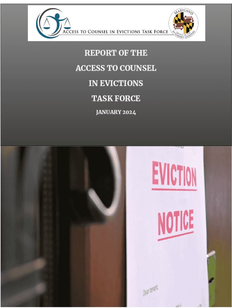 Fillable Online Access to Counsel in Evictions Task Force RELEASES ...
