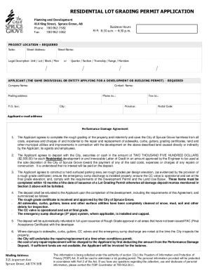 Fillable Online Building permits, development permits and inspections Fax Email Print - pdfFiller