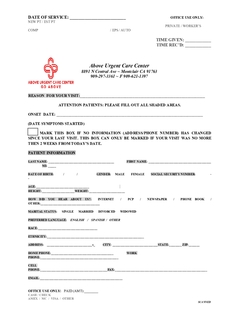 Fillable Online CPT code 99212: Established patient office visit, 10-19 ...