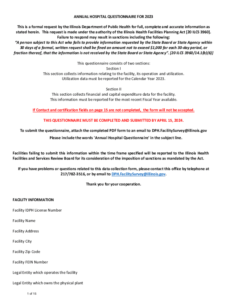 Fillable Online hfsrb illinois IDPH Launches Enhanced Hospital Report ...