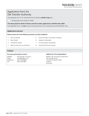 Fillable Online UK & US Step Down Kick-out Plan (MS147) - Walker Crips ...