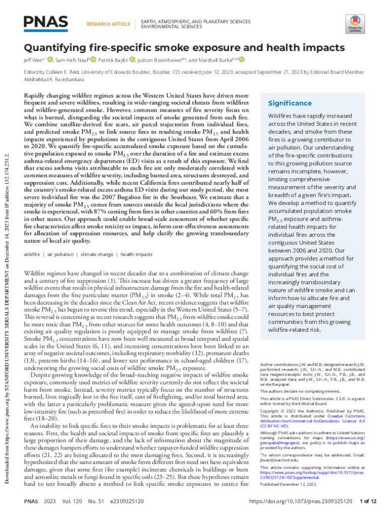 Fillable Online Quantifying fire-specific smoke exposure and health ...