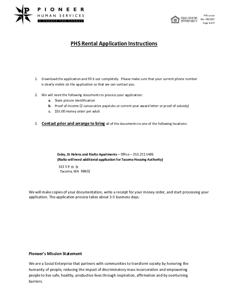 Fillable Online Pioneer Transitions House Referral Form Fax Email Print ...