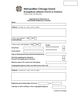 Fillable Online How To Write A Leave Extension Letter: Check Template ...
