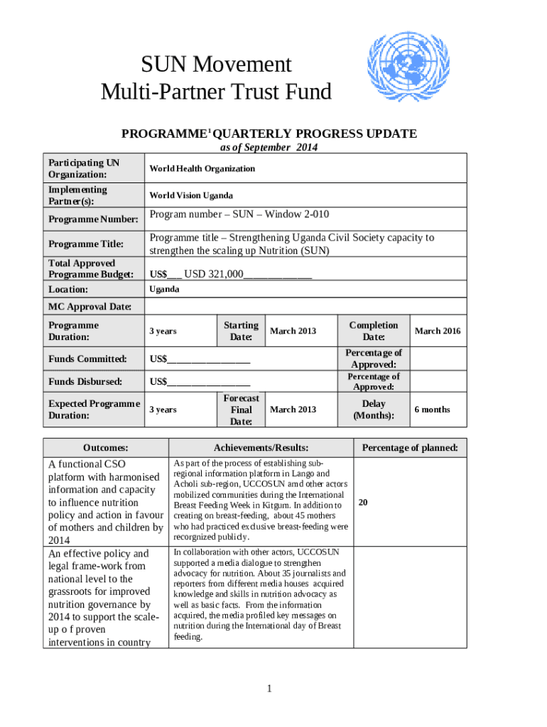 1.1 MoU - SUN and World Vision Uganda.pdf - mptf undp Doc Template ...