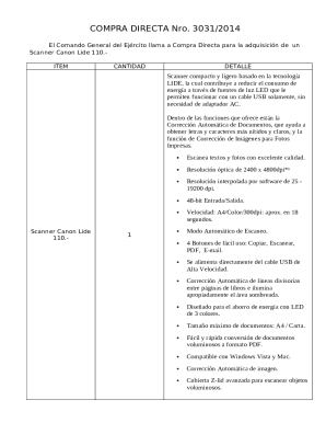 CCD Scanner / CIS Head For Canon Lide 100 / Lide 110 ... Doc Template ...