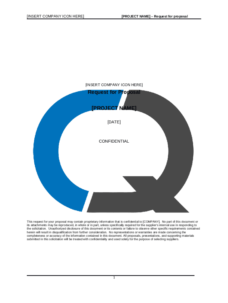 Market Research Request For Proposal Free Template Doc Template | pdfFiller