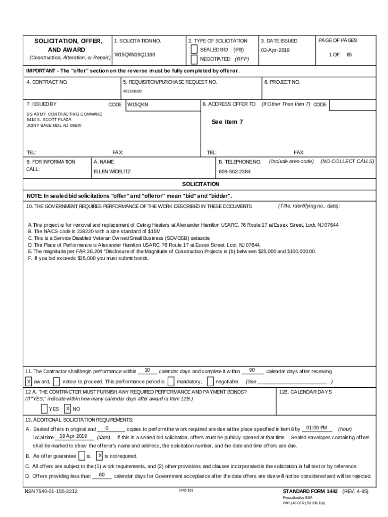 SectionSF 30 - Block 14 Continuation Page (SF 30) Doc Template | pdfFiller