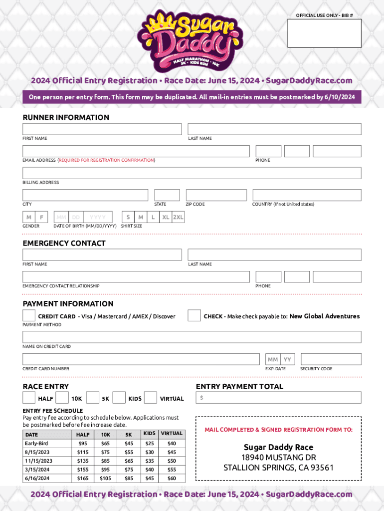 Fillable Online Pass the Sugar Sweepstakes: Official Rules - Sugly LLC Fax Email Print - pdfFiller