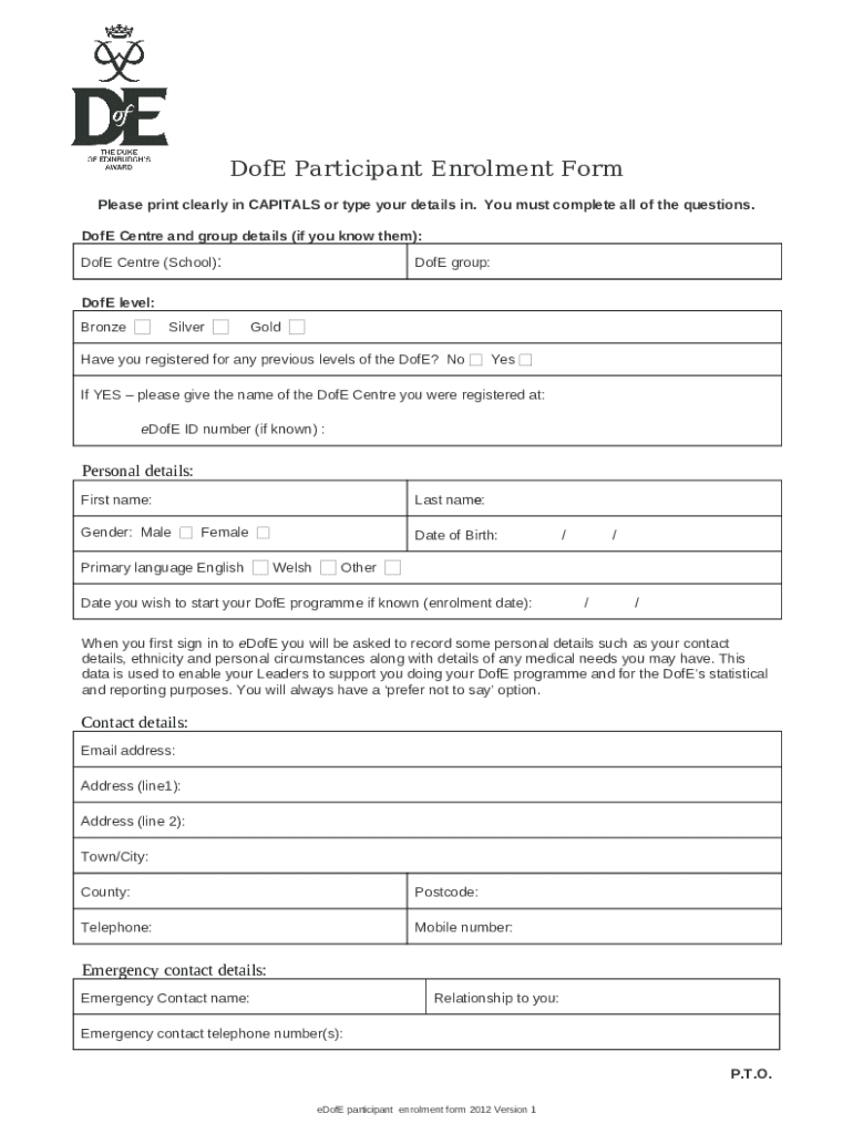 DofE Parents letter year 9 Bronze 21-22.docx - Charlton School Doc ...