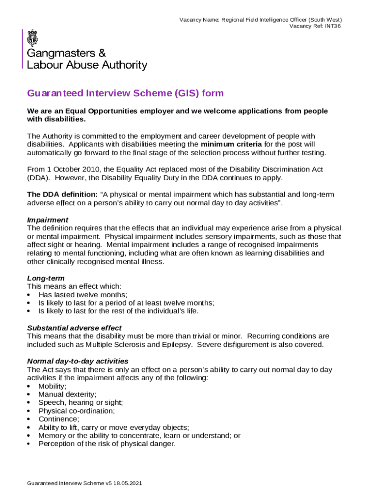 guaranteed interview scheme . letter Doc Template | pdfFiller