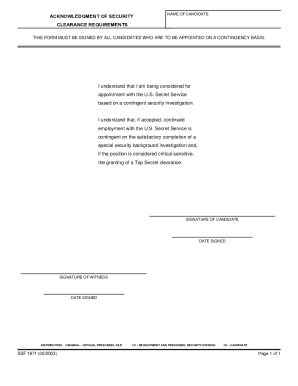 Fillable Online Secret Service Forms - Fill Online, Printable, Fillable ...