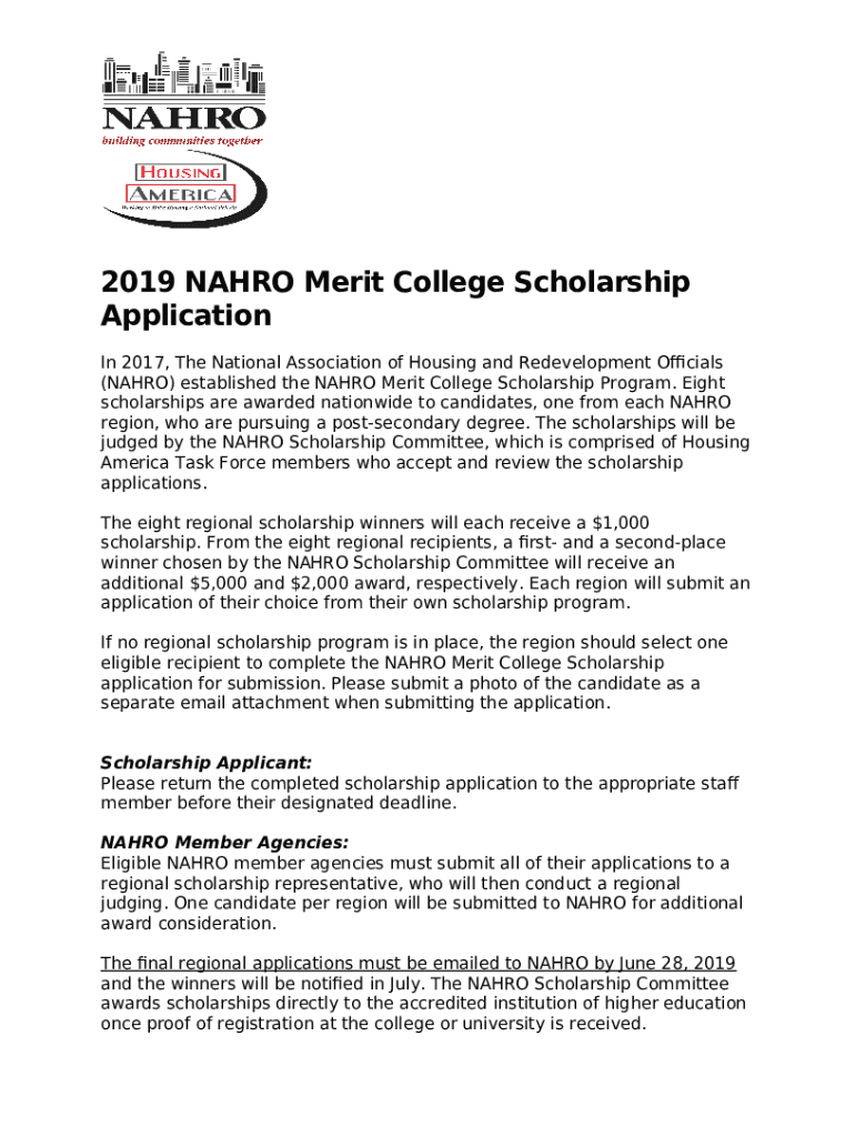 Applications Open for the NAHRO Merit and NAHRO-LDG ... Doc Template ...