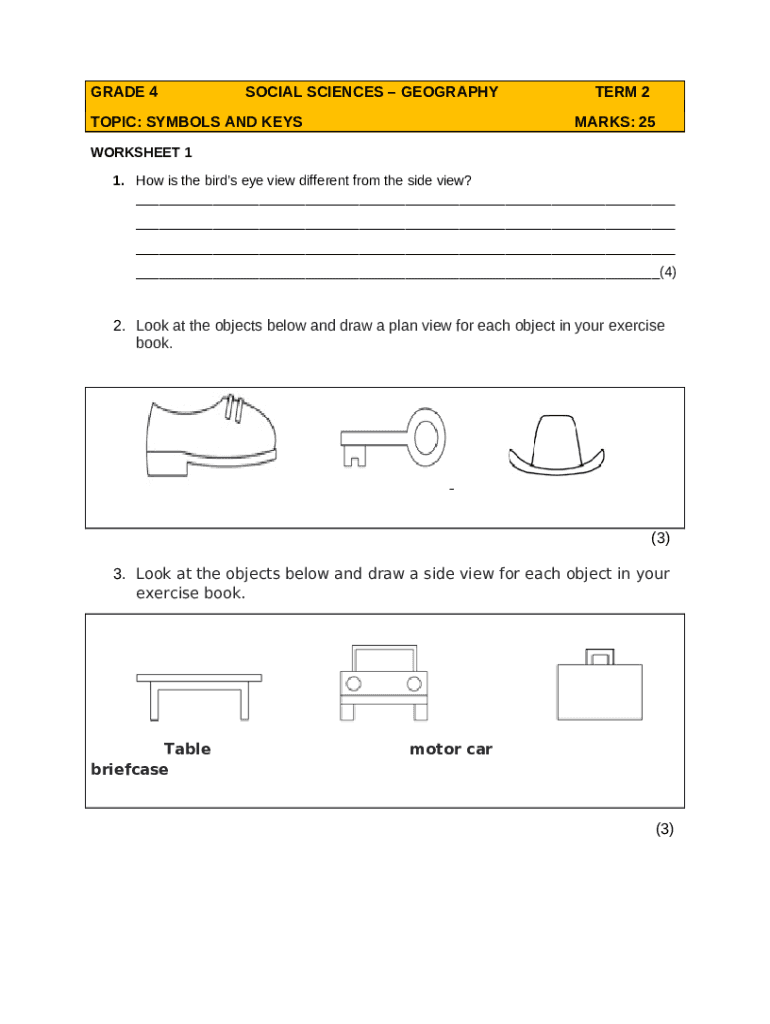 Social Sciences Grade 4 worksheets ... Doc Template | pdfFiller