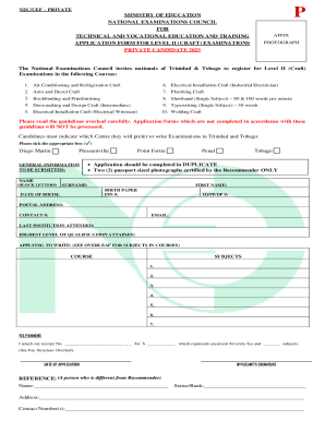 Fillable Online Senior School Certificate Examination (SSCE) External ...