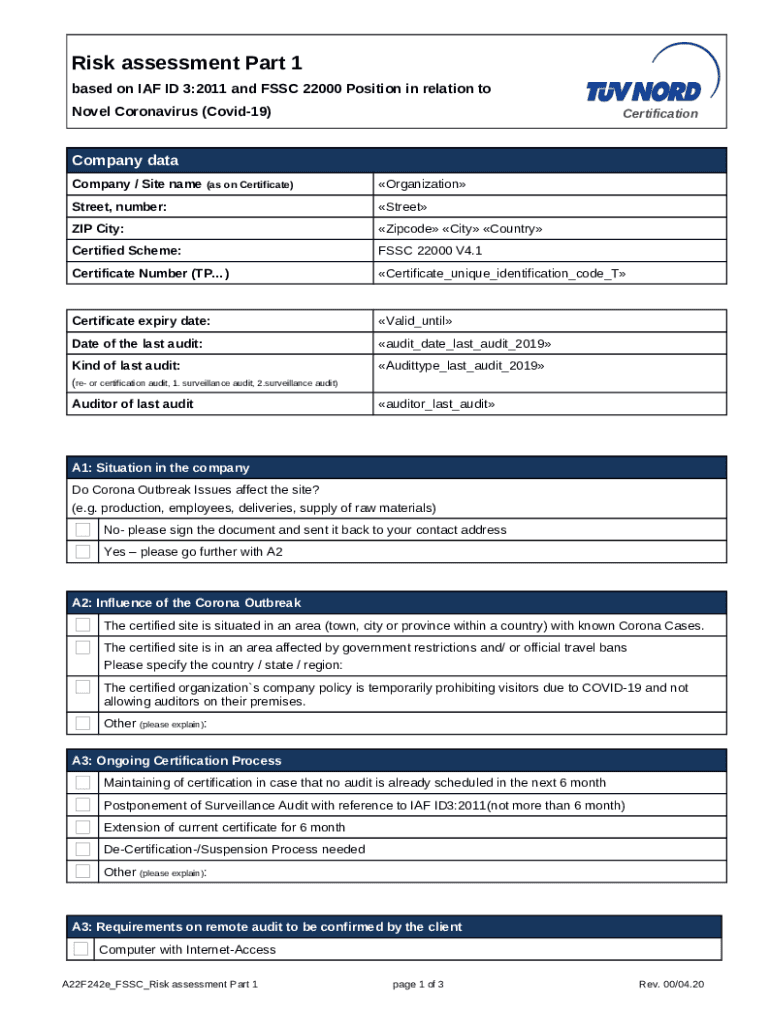 Verifying the authenticity of FSSC 22000 scheme certificates Doc ...