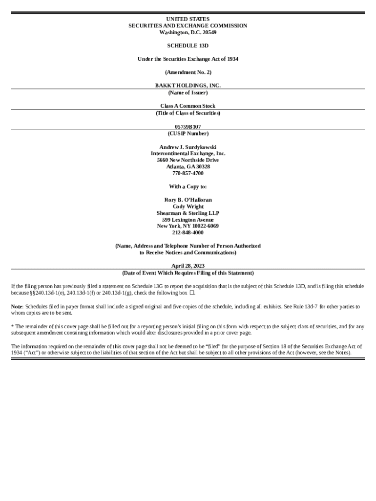 Sec 13G Filing - Sculptor Capital LPBakkt Holdings Inc. Doc Template ...