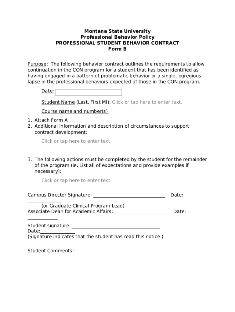 Conduct Guidelines and Grievance Procedures for Students Doc Template ...