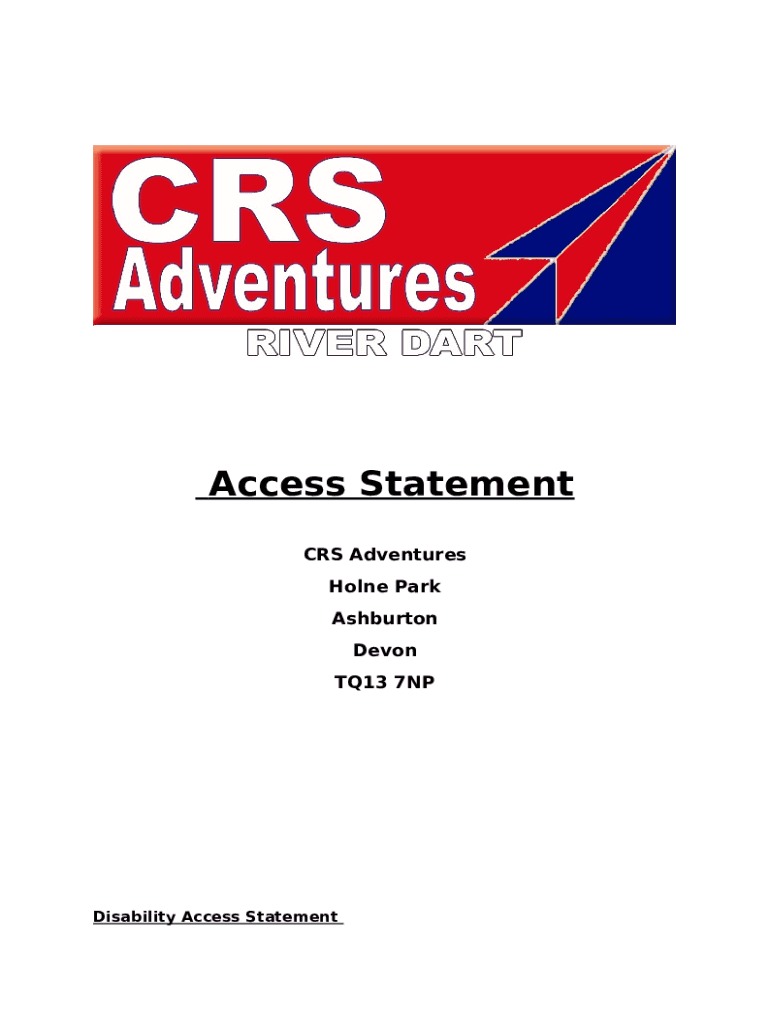 CRS-Access-Statement Doc Template | pdfFiller