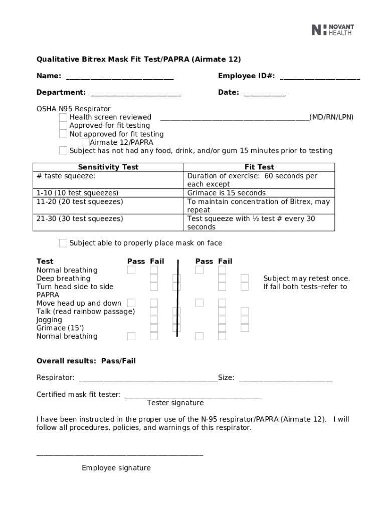 Respirator Medical Evaluation QuestionnaireEmployment Doc Template ...