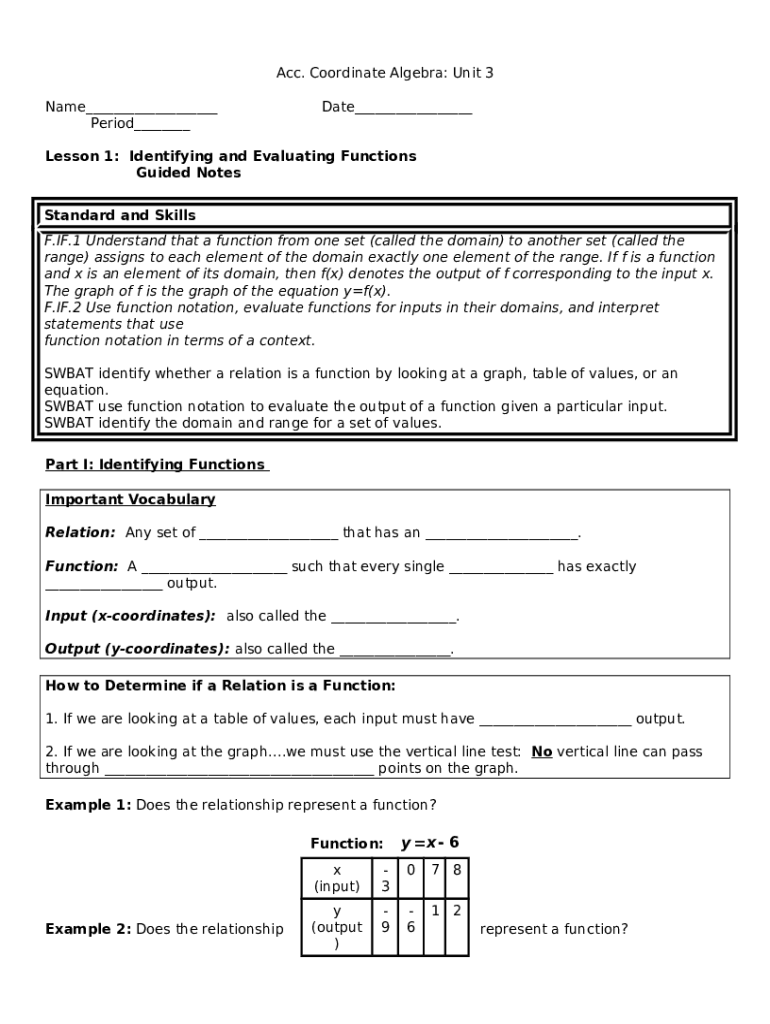 HS Mathematics Item Specification C1 TK Doc Template | pdfFiller