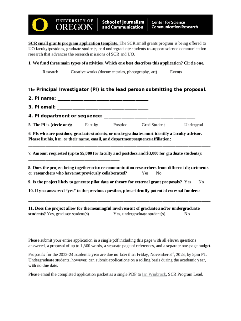 10-26-23-SCR-grant-application-template-faculty ... - CDN Doc Template | pdfFiller