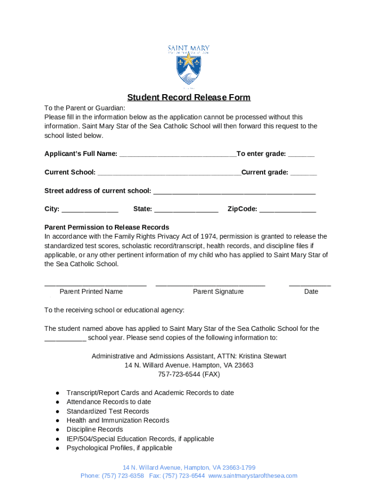 SMCM-Student-Ination-Release-Authorization-- ... Doc Template | pdfFiller