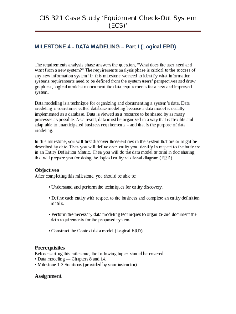 objective The Milestone Questions are based on ... Doc Template | pdfFiller