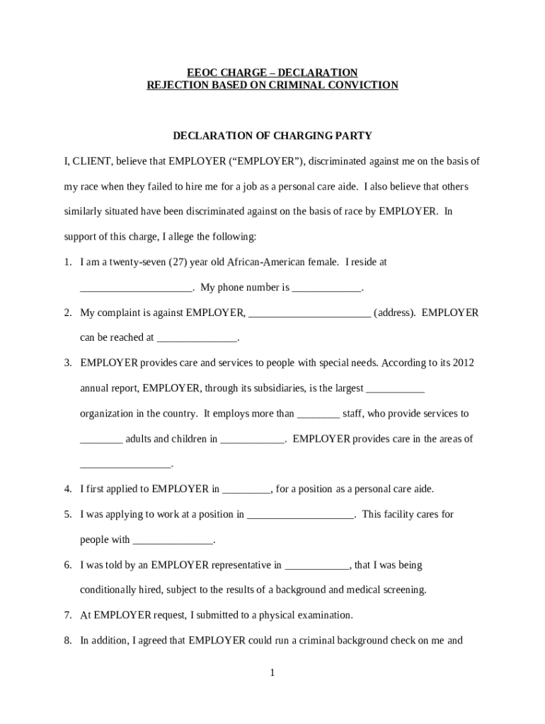 What happens when the EEOC determines ... Doc Template | pdfFiller