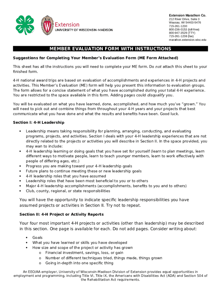 Member's Evaluation Doc Template | pdfFiller