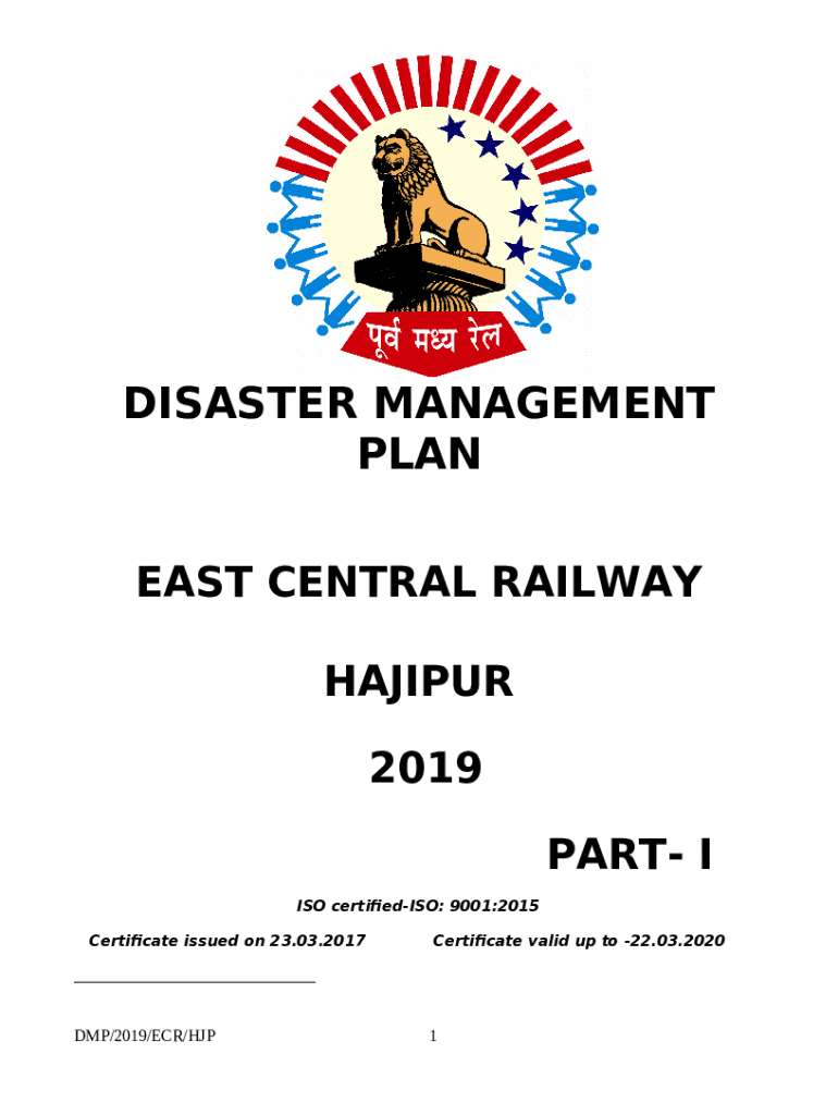 Disaster Management and Sustainability (Certificate) Doc Template ...