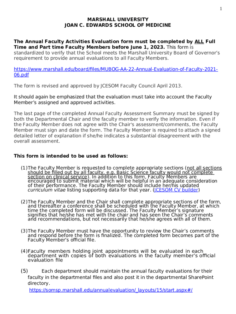 Promotion & Tenure Dossier Template Doc Template | pdfFiller