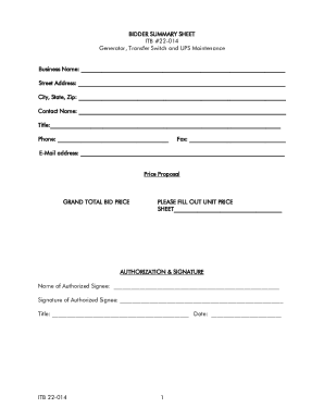 Fillable Online Backup Generator and Site Security Design OPC.xlsx Fax ...