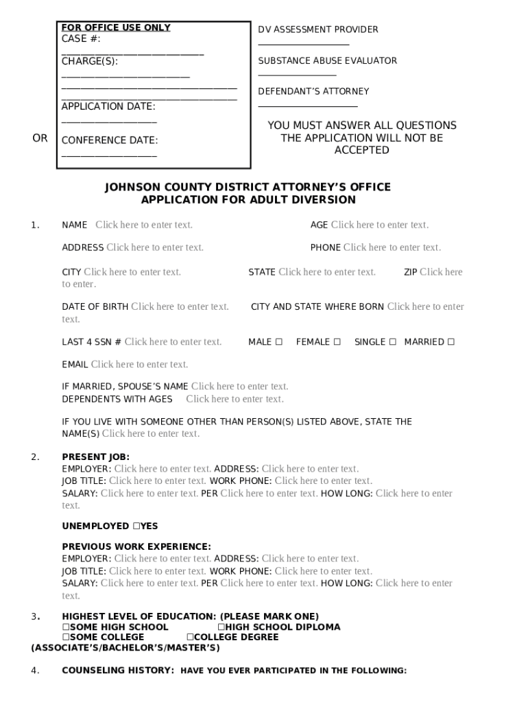 Pre Trial Diversion Program Rules, Regulations and Procedures - da ...