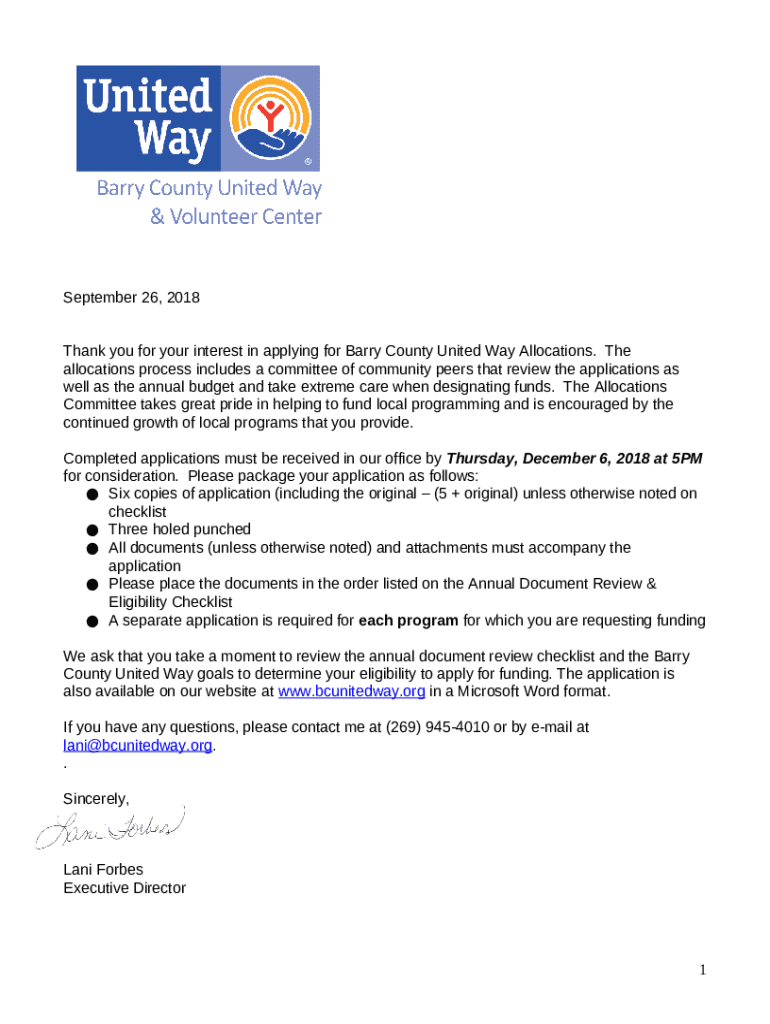 Annual Document Review & Eligibility Checklist Doc Template | pdfFiller